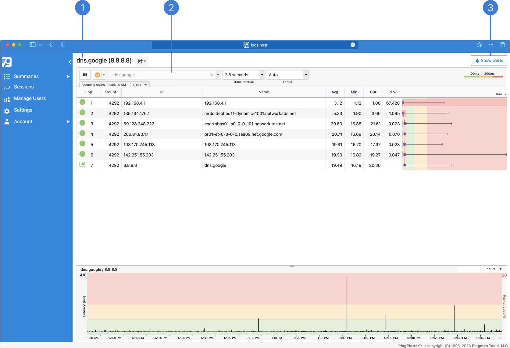 Navigating the web UI